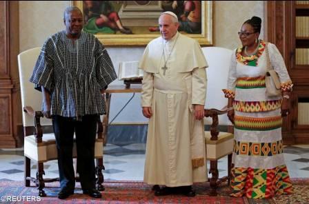 Pope Francis meets the President of Ghana - Ghana Catholic Bishops ...